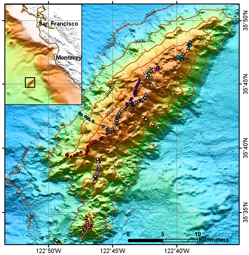 Continental Margin Seamounts Mbari