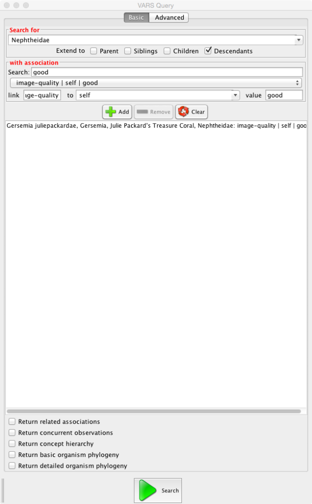 VARS: Query Interface • MBARI