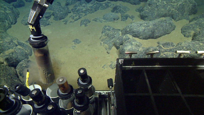 A tricky repair using the ROV manipulator arm • MBARI