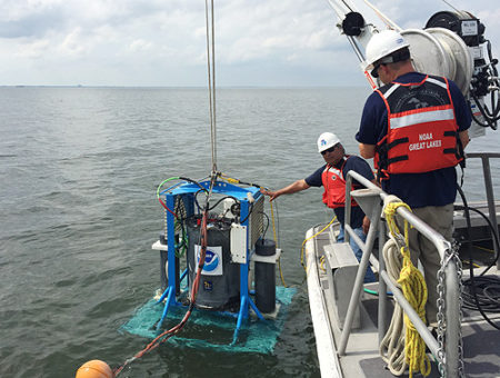 Environmental Sample Processor monitors drinking water in Lake Erie • MBARI