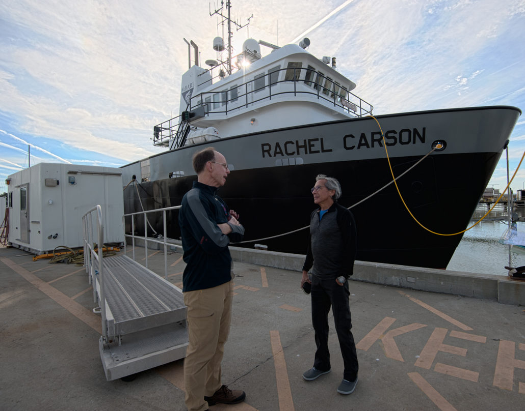 MBARI vessel to reduce emissions with new engines • MBARI