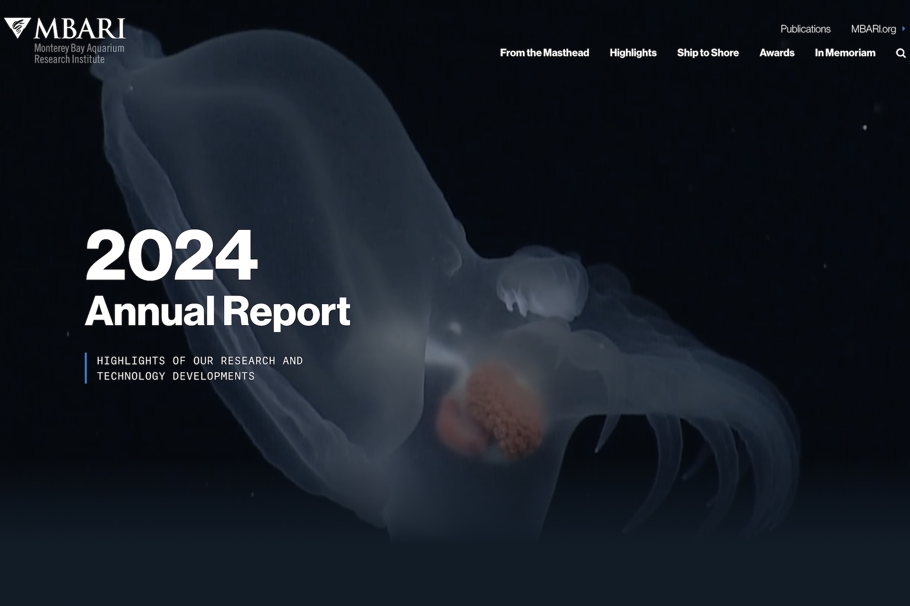 New annual report reviews major milestones in MBARI’s work in 2024 • MBARI